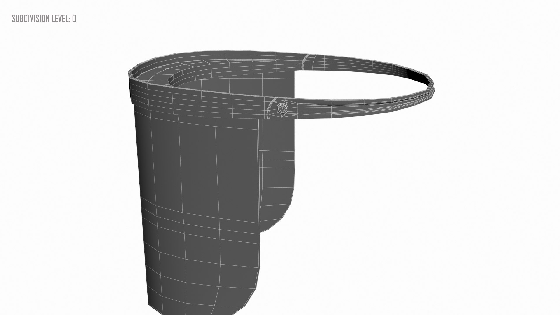 Visor protection glass v2 3D model - TurboSquid 1527638