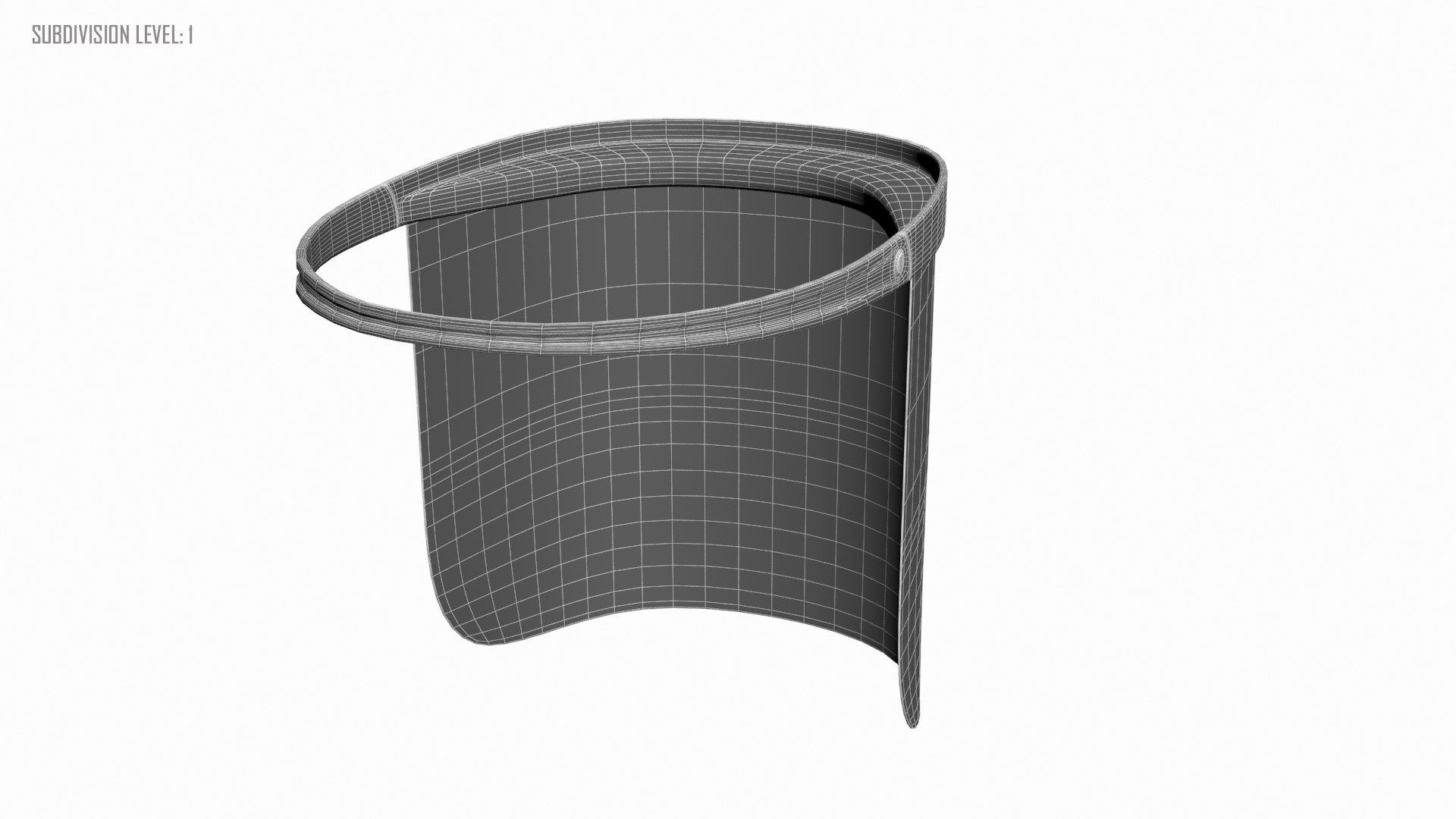 Visor protection glass v2 3D model - TurboSquid 1527638