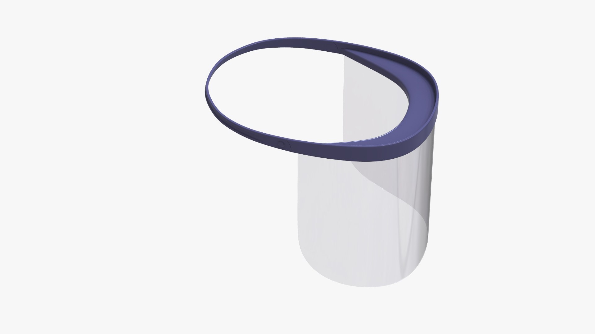 Visor protection glass v2 3D model - TurboSquid 1527638