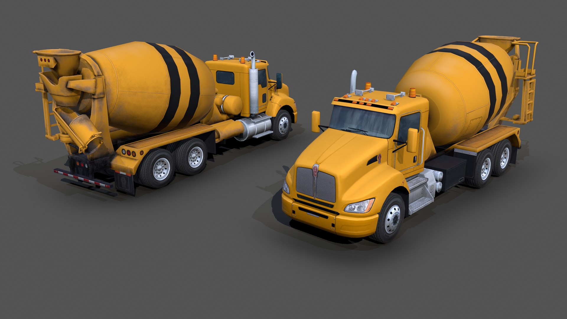 Kenworth T440 2014 Mixer Truck S01 3D Model - TurboSquid 2052037