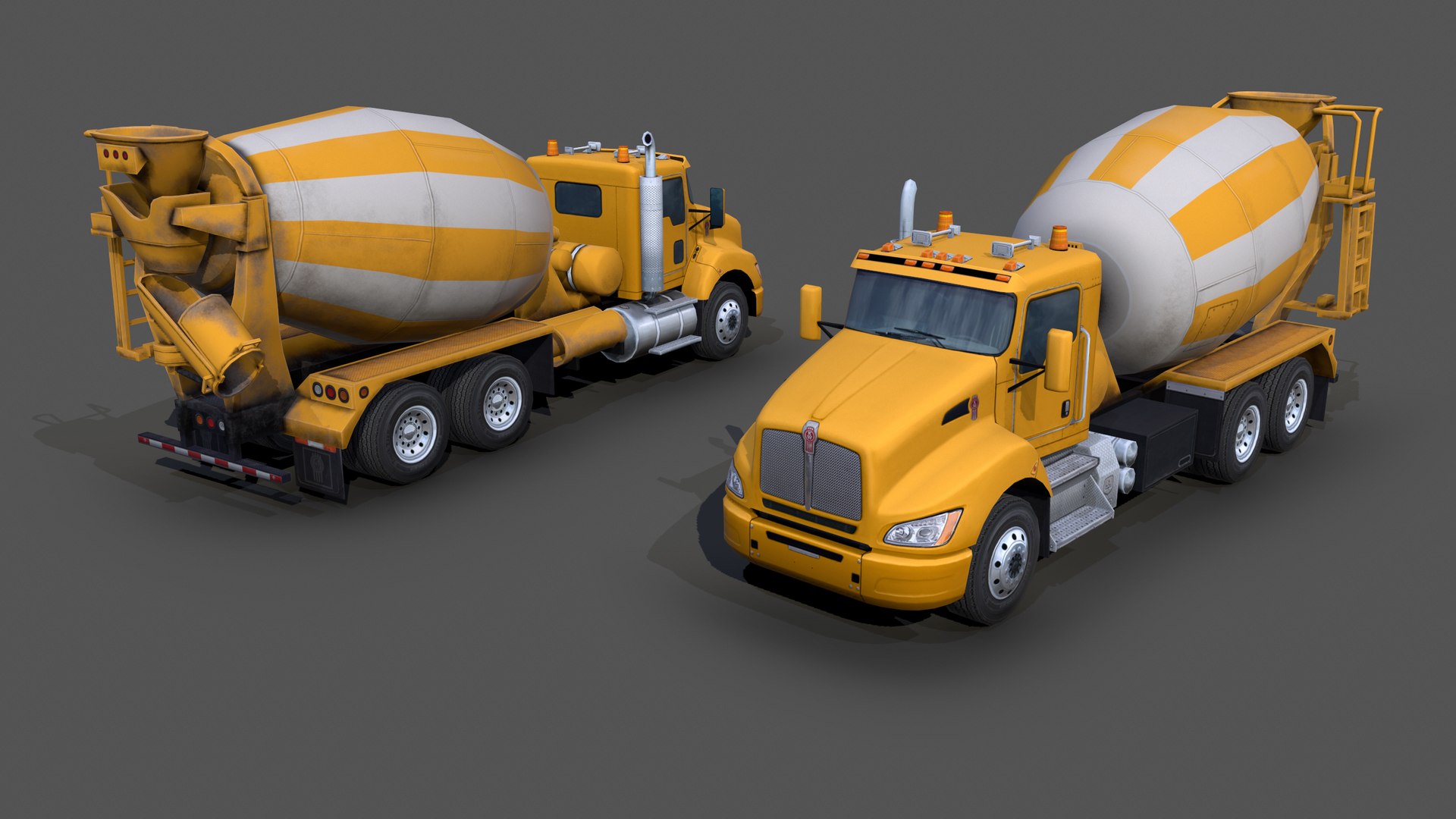 Kenworth T440 2014 Mixer Truck S01 3D Model - TurboSquid 2052037