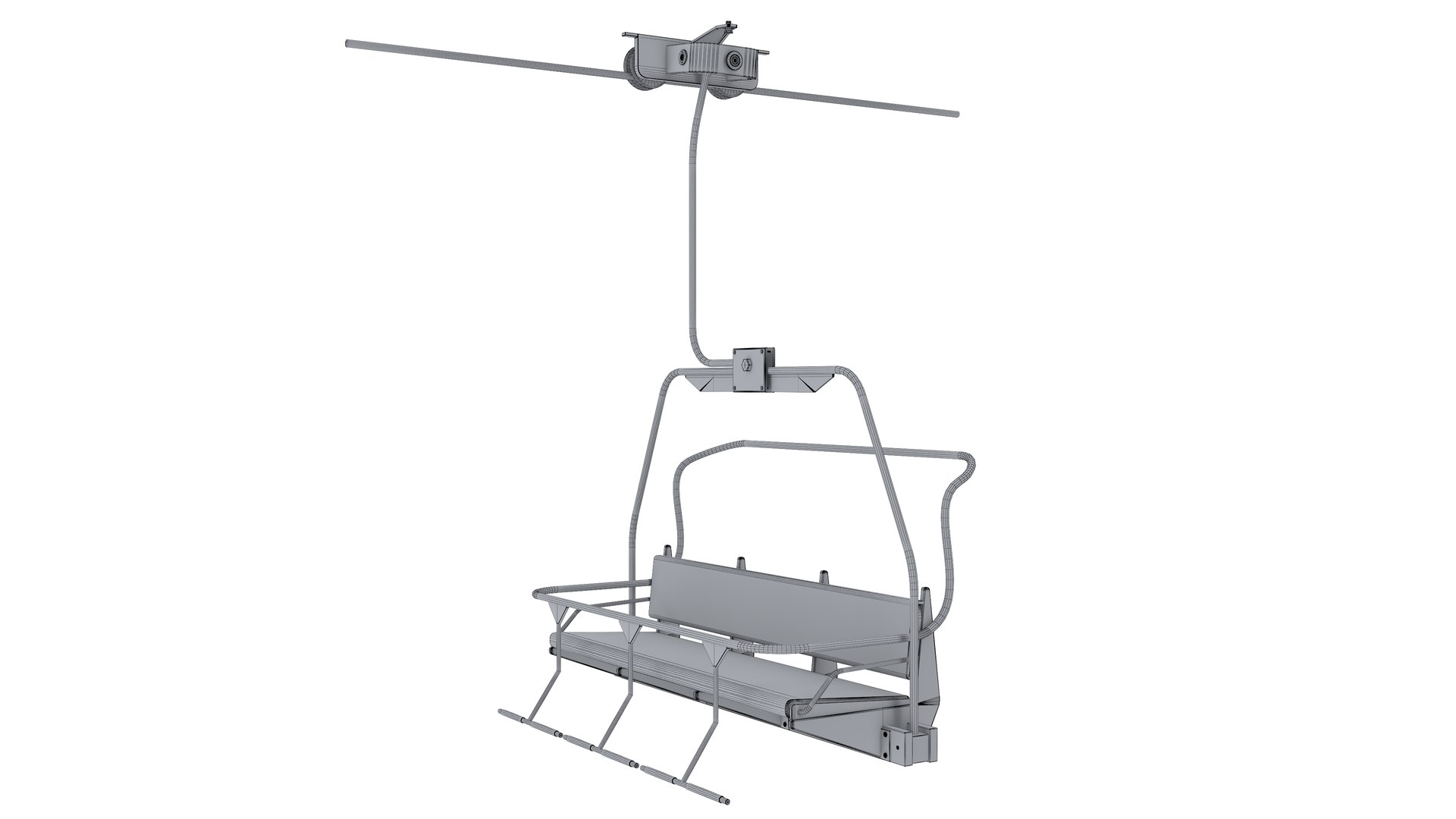 3D Ski Lift Cabin Model - TurboSquid 2221156