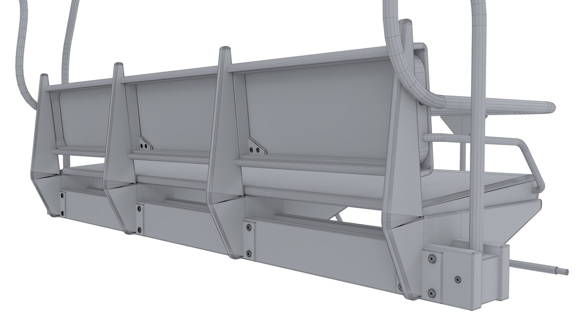 3D Ski Lift Cabin Model - TurboSquid 2221156