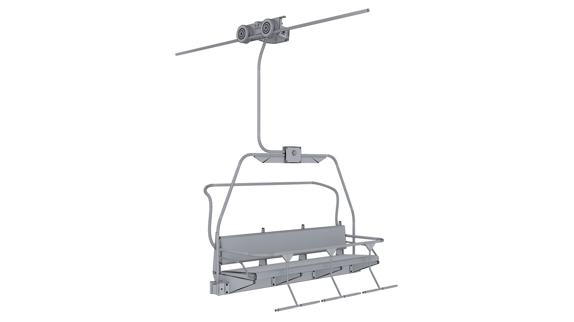 3D Ski Lift Cabin Model - TurboSquid 2221156