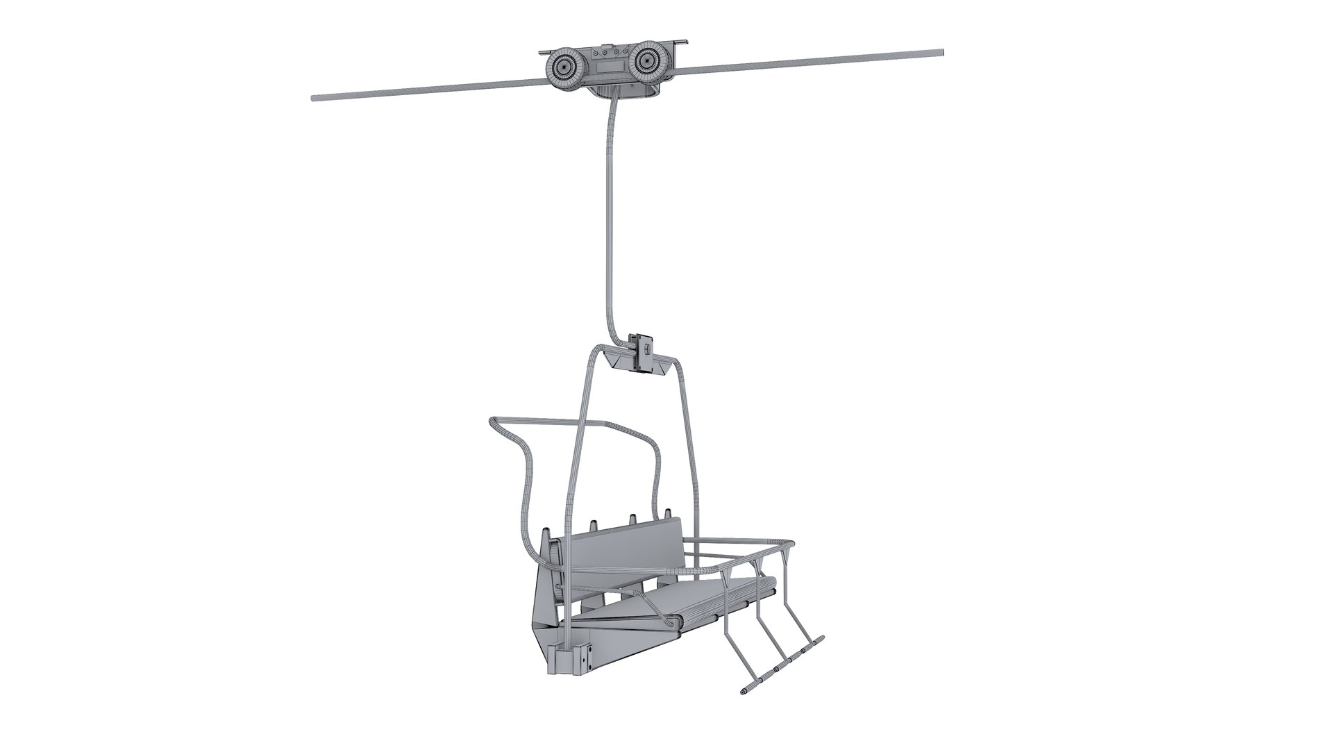 3D Ski Lift Cabin Model - TurboSquid 2221156