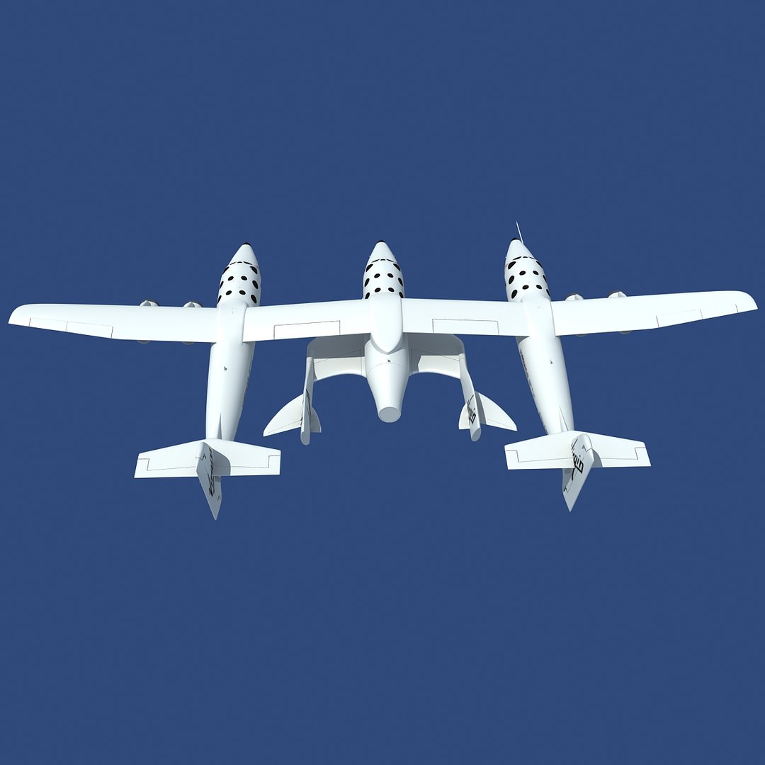 Scaled Composites White Knight 3d Model