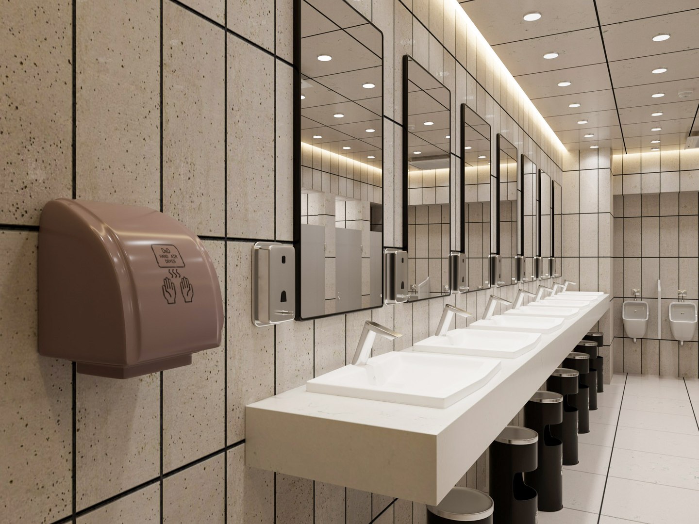 3D Restroom Public Wc - TurboSquid 2295050