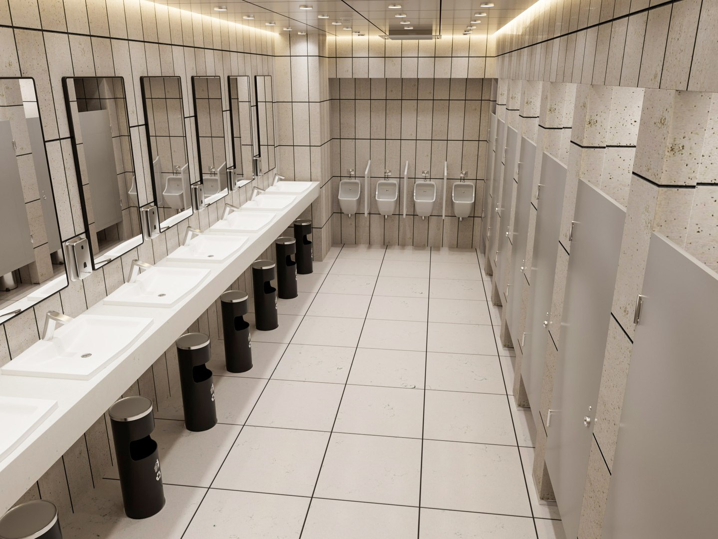 3D Restroom Public Wc - TurboSquid 2295050