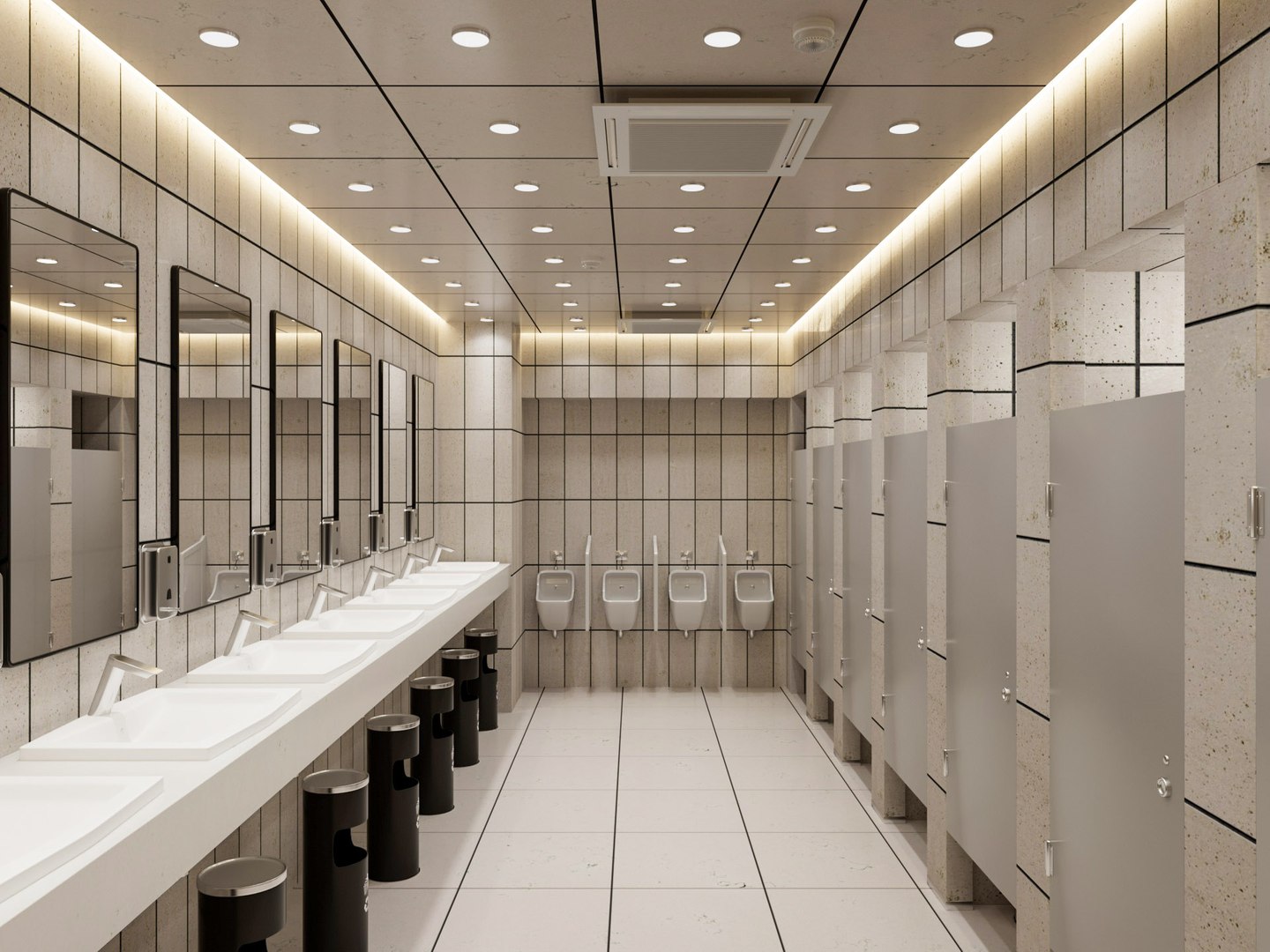 3D Restroom Public Wc - TurboSquid 2295050