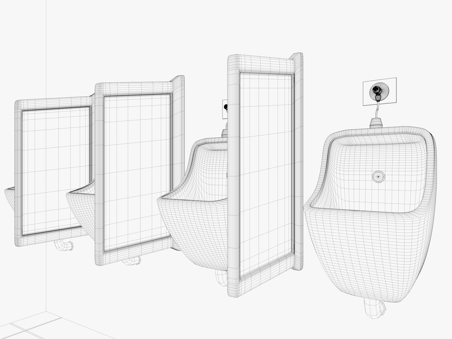 3D Restroom Public Wc - TurboSquid 2295050