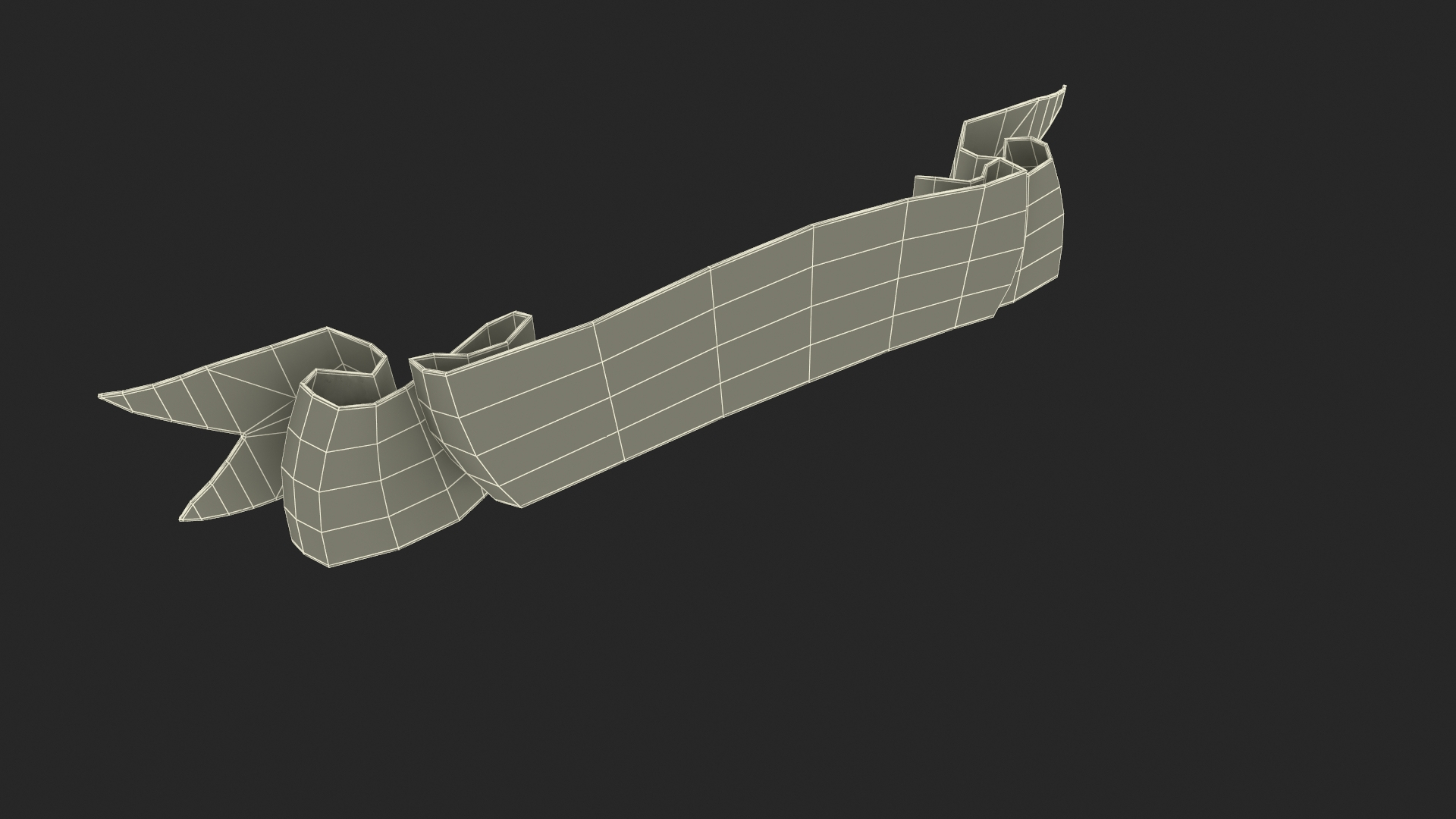 Ribbon Award Banner Red Model - TurboSquid 2003133