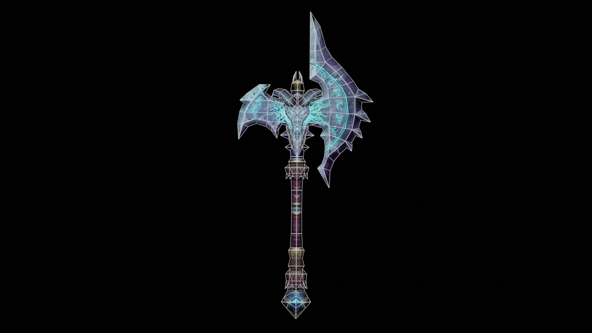 Shadowmourne Axe Replica Low Poly PBR 3D Model - TurboSquid 2318495