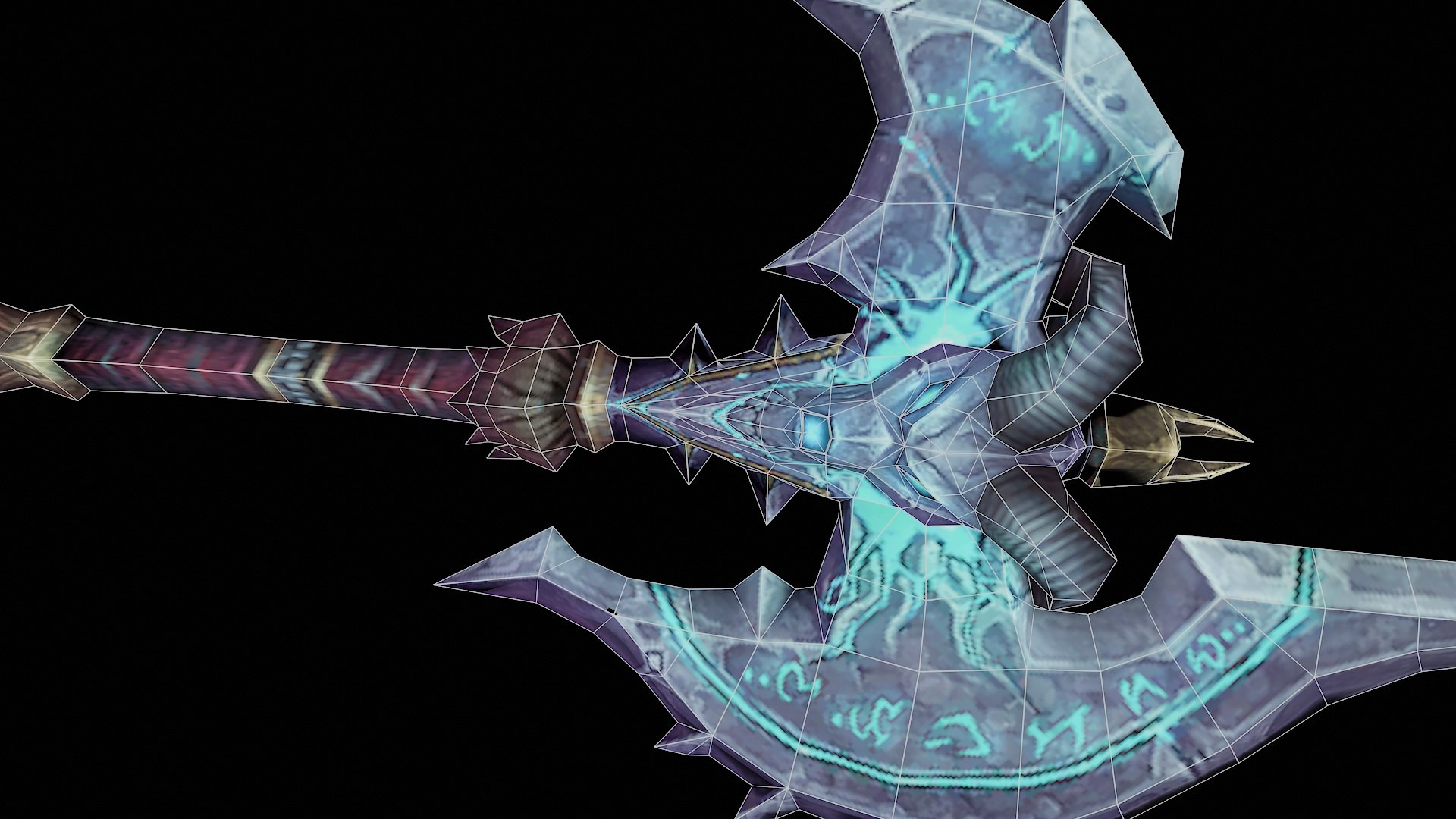 Shadowmourne Axe Replica Low Poly PBR 3D Model - TurboSquid 2318495