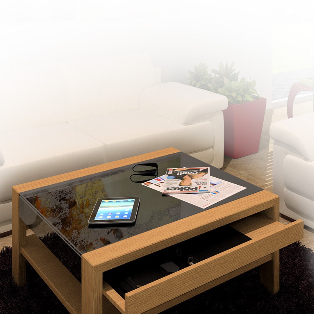 hulsta coffee table 3d 3ds