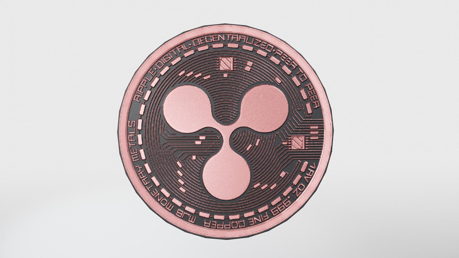 Lowpoly Ripple Coin Model 3D Model - TurboSquid 1734455