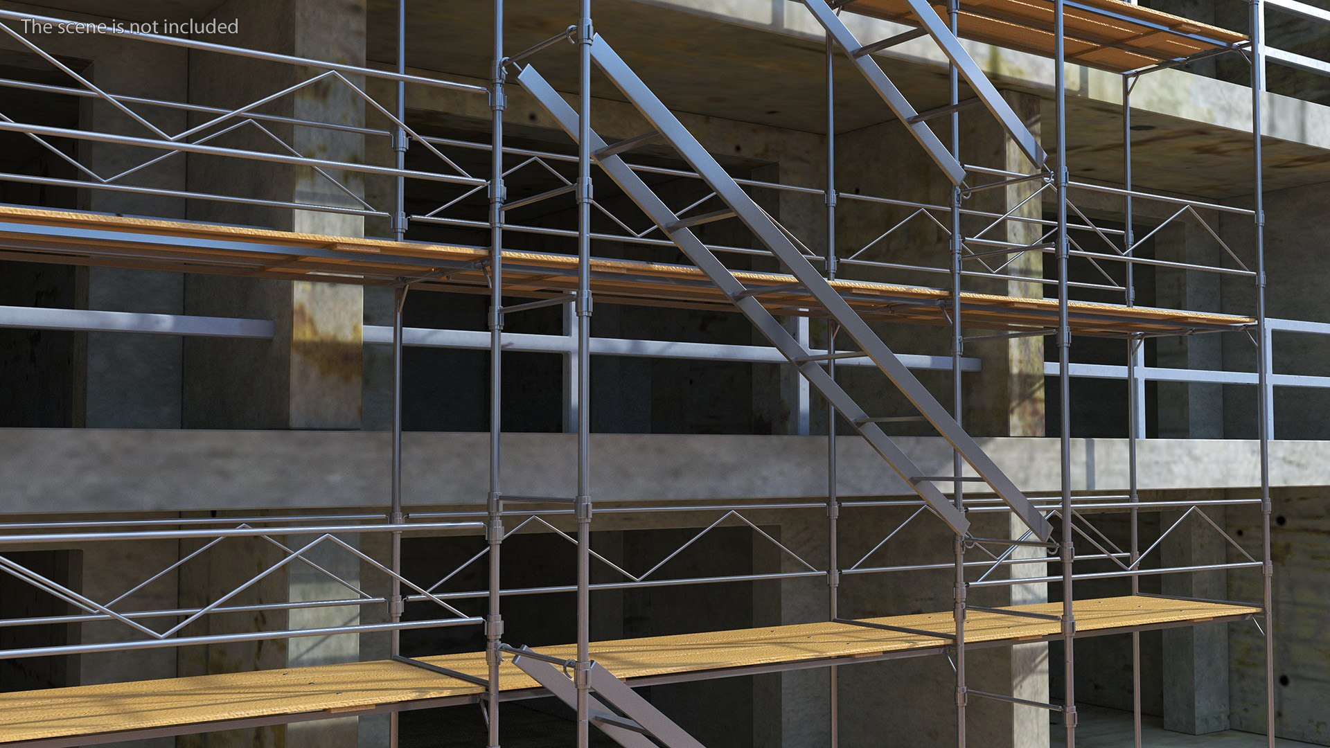 Construction Scaffolding Structure 3D - TurboSquid 2209170