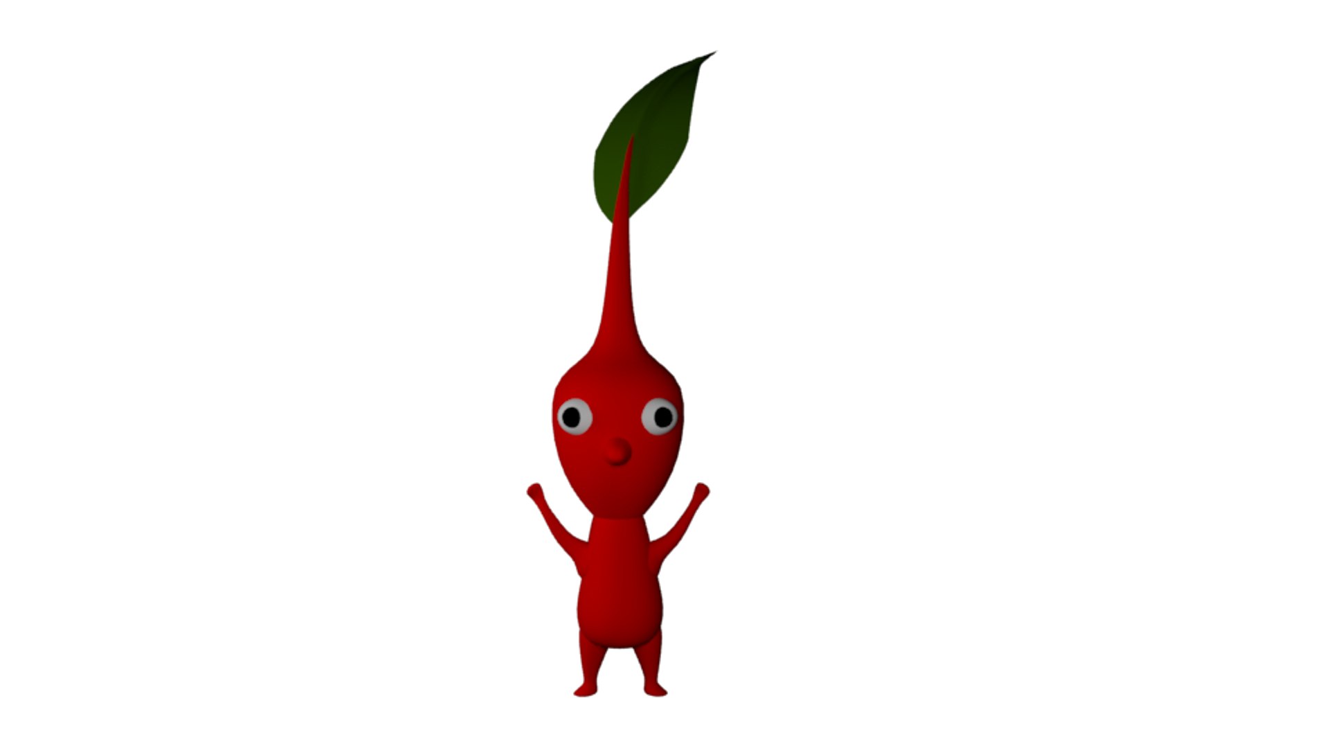 Red Pikmin 3D Model - TurboSquid 1636630