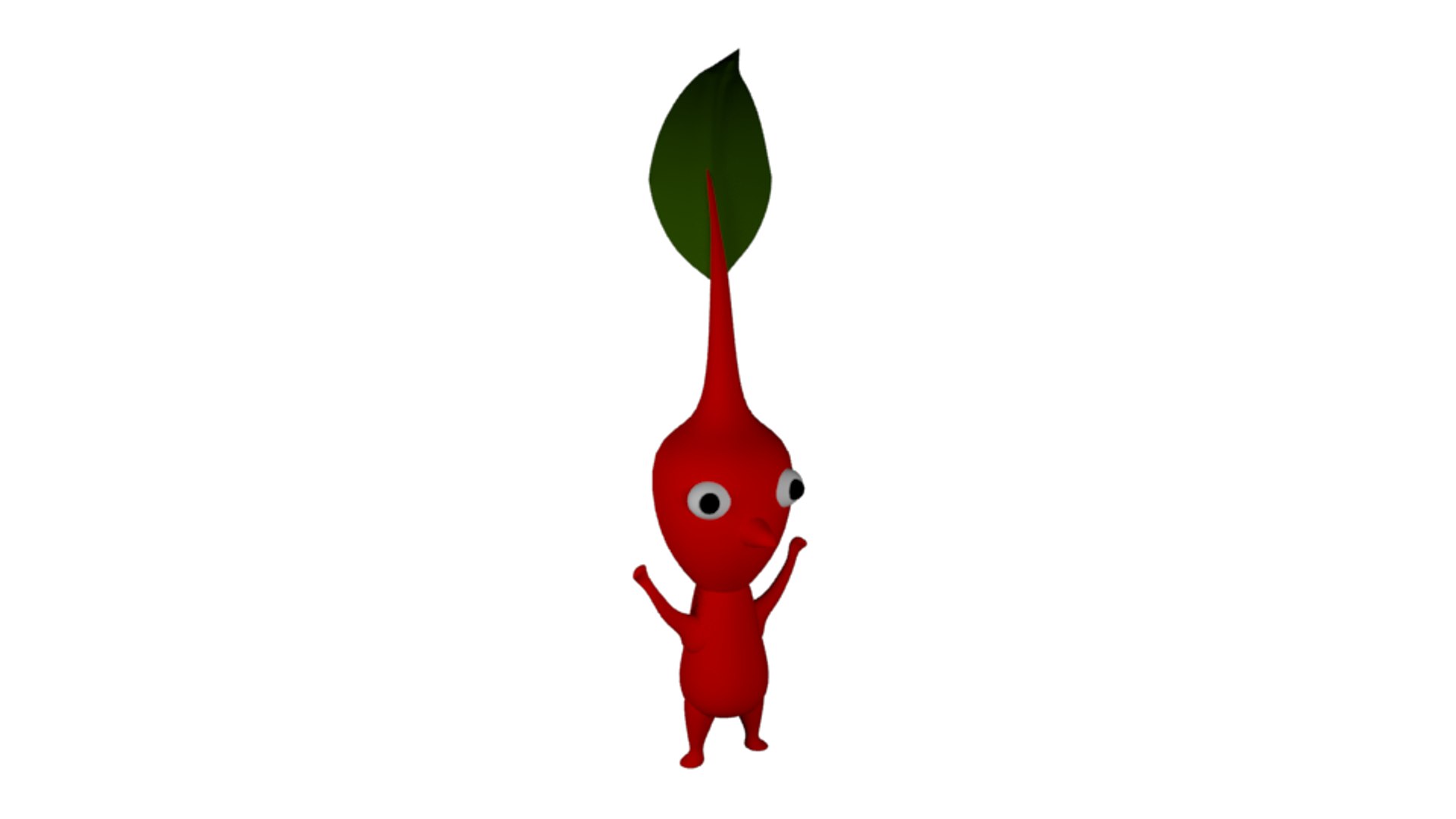 Red Pikmin 3D Model - TurboSquid 1636630