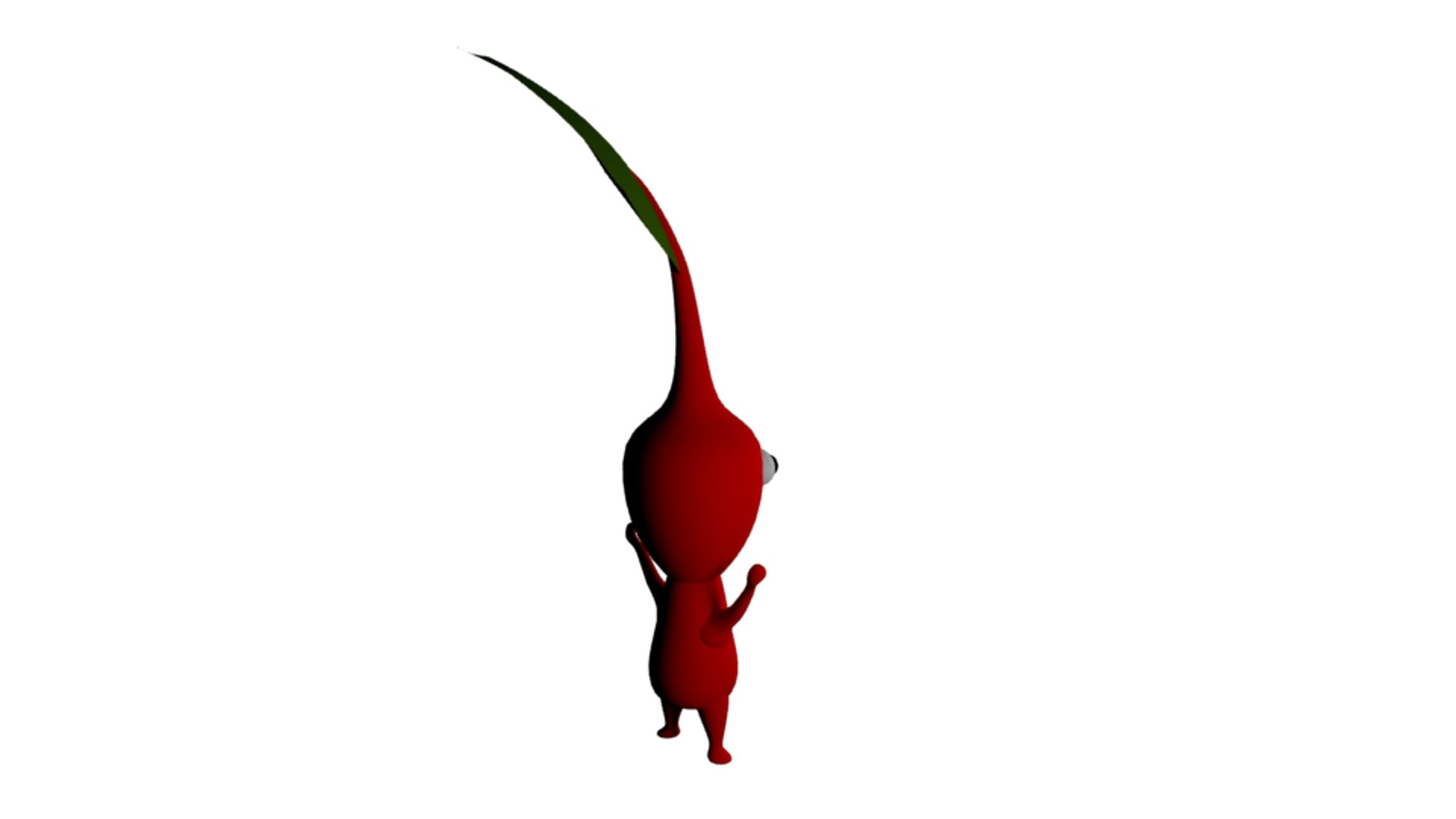 Red pikmin 3D model - TurboSquid 1636630