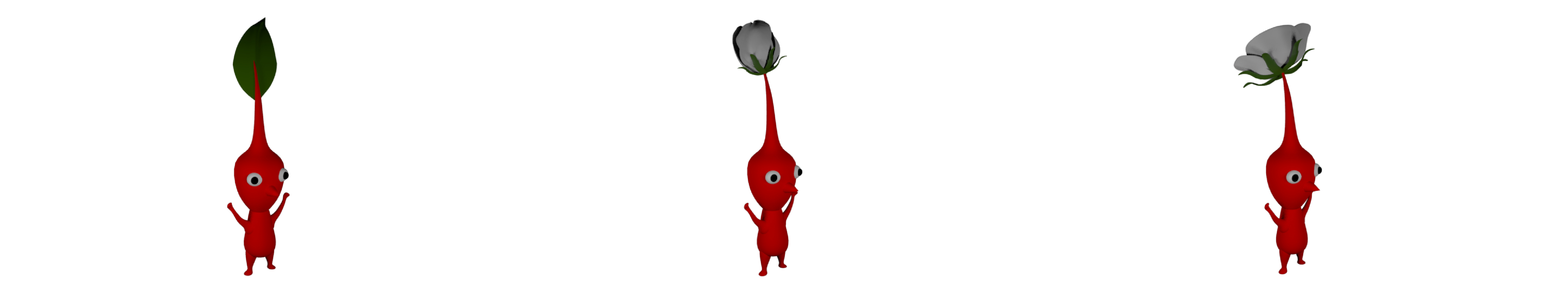 レッドピクミン3Dモデル - TurboSquid 1636630