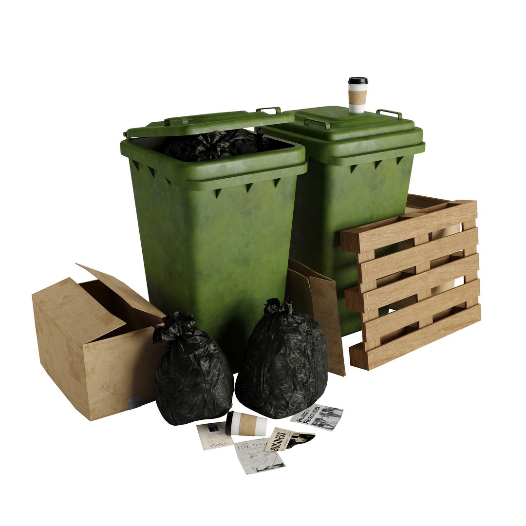Street Trash 3D Model - TurboSquid 2095805