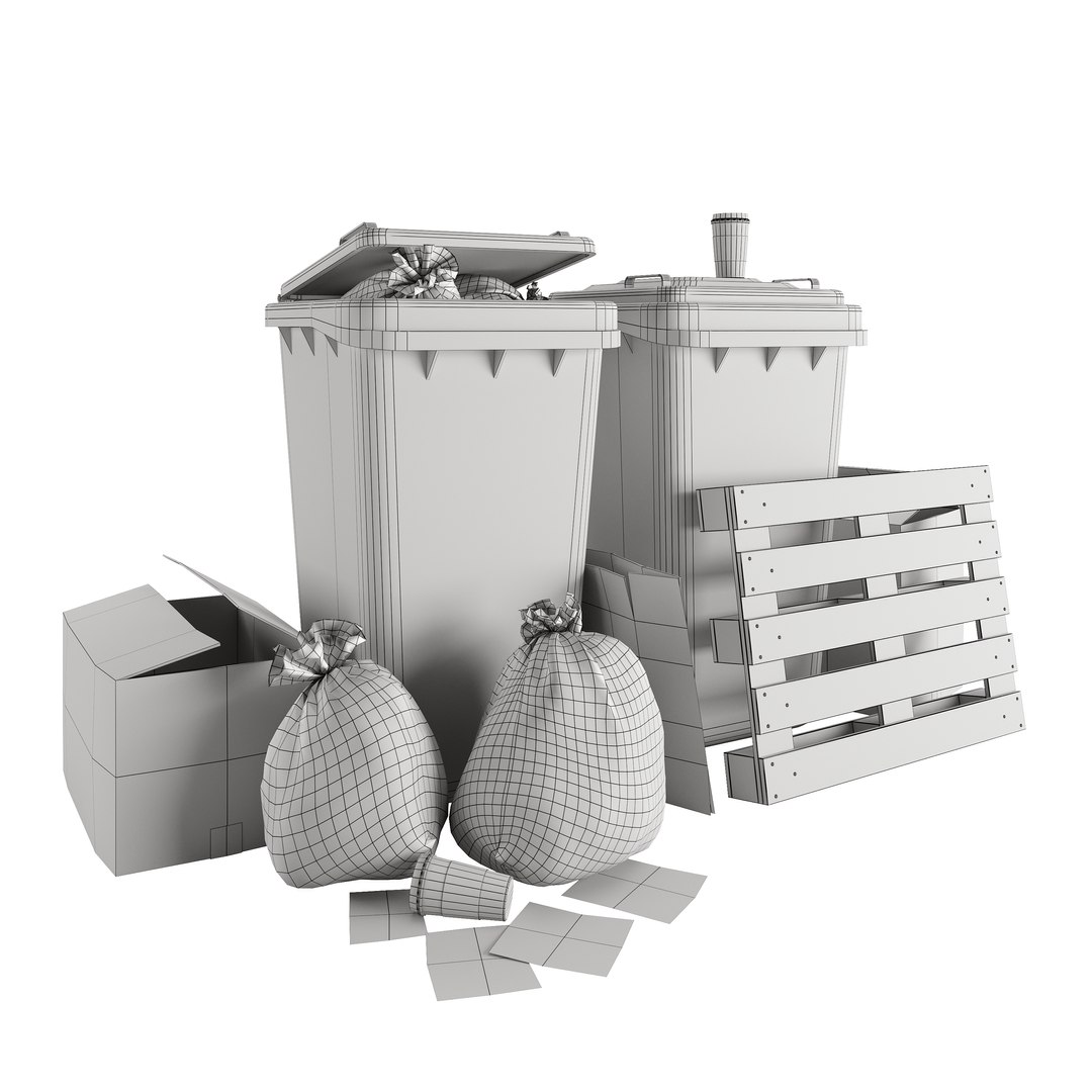 Street Trash 3D Model - TurboSquid 2095805