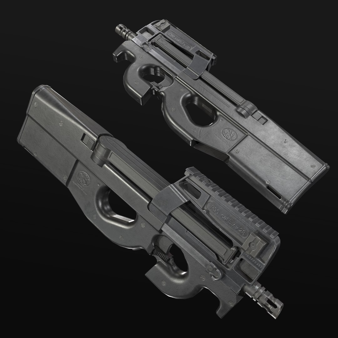 P90 Pdw Model - TurboSquid 1207937