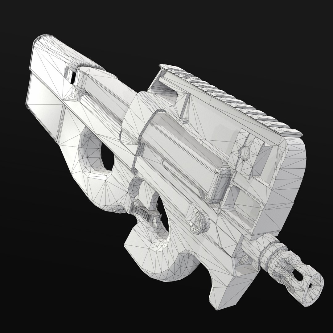 P90 Pdw Model - TurboSquid 1207937