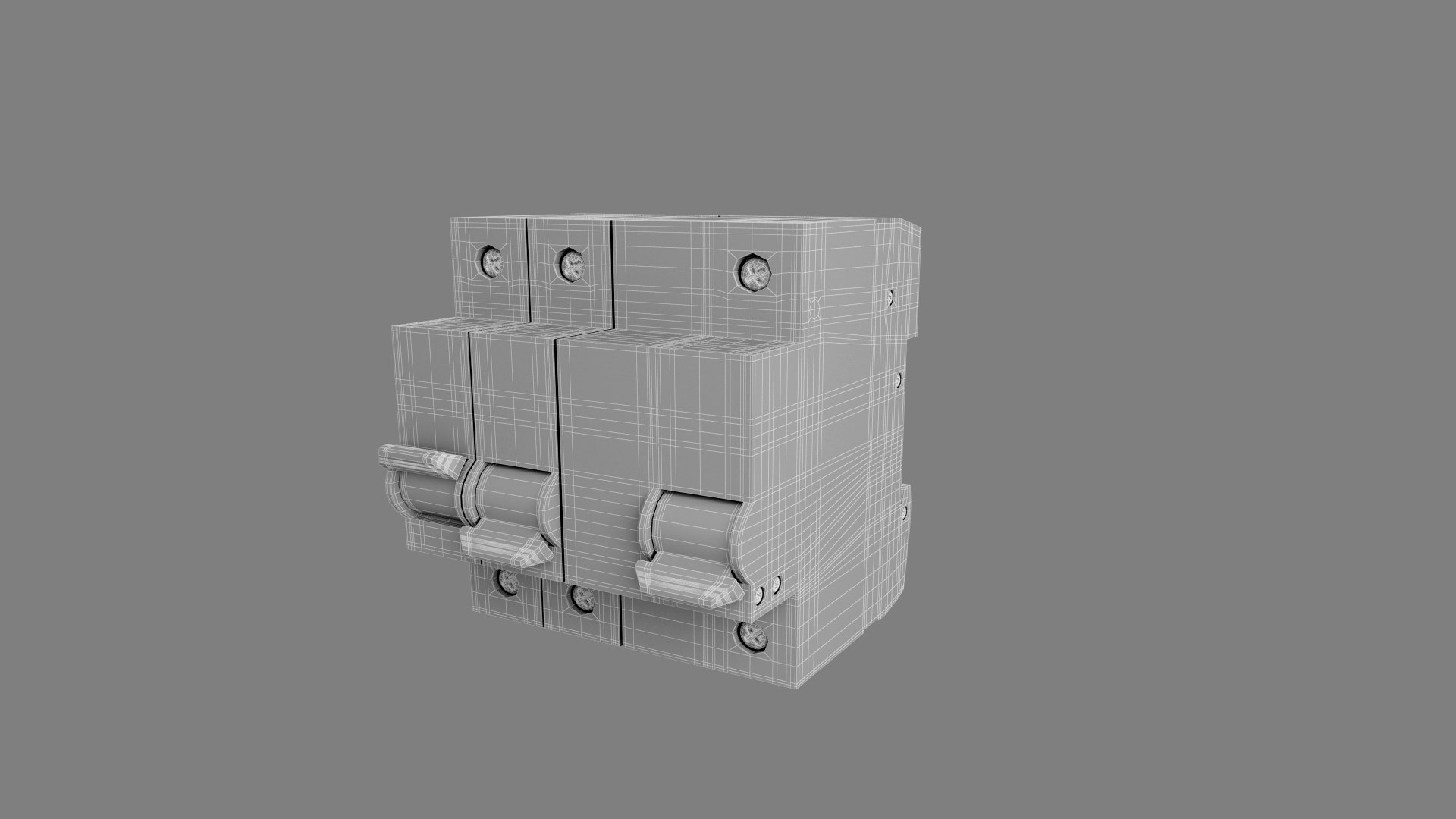 Compact Fused Switches 25A 35A 3D Model - TurboSquid 1974874