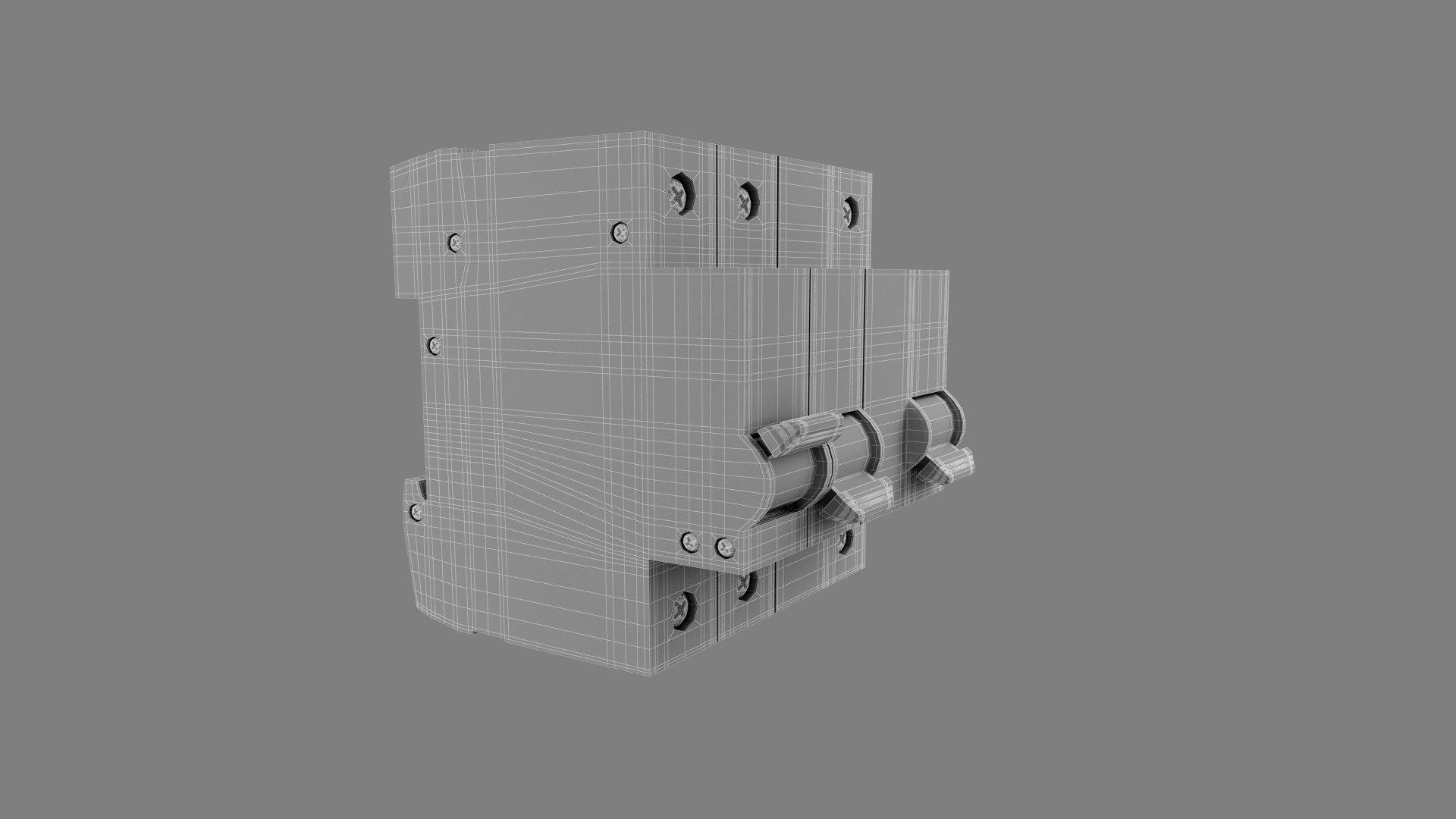Compact Fused Switches 25A 35A 3D Model - TurboSquid 1974874