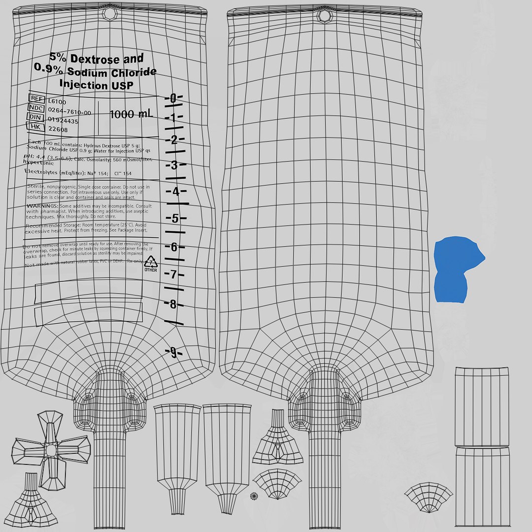 Iv Bag Model - TurboSquid 1297493