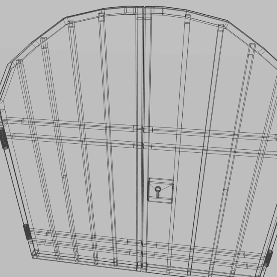 Wrought Iron Gate - 3D Model - TurboSquid 1334355