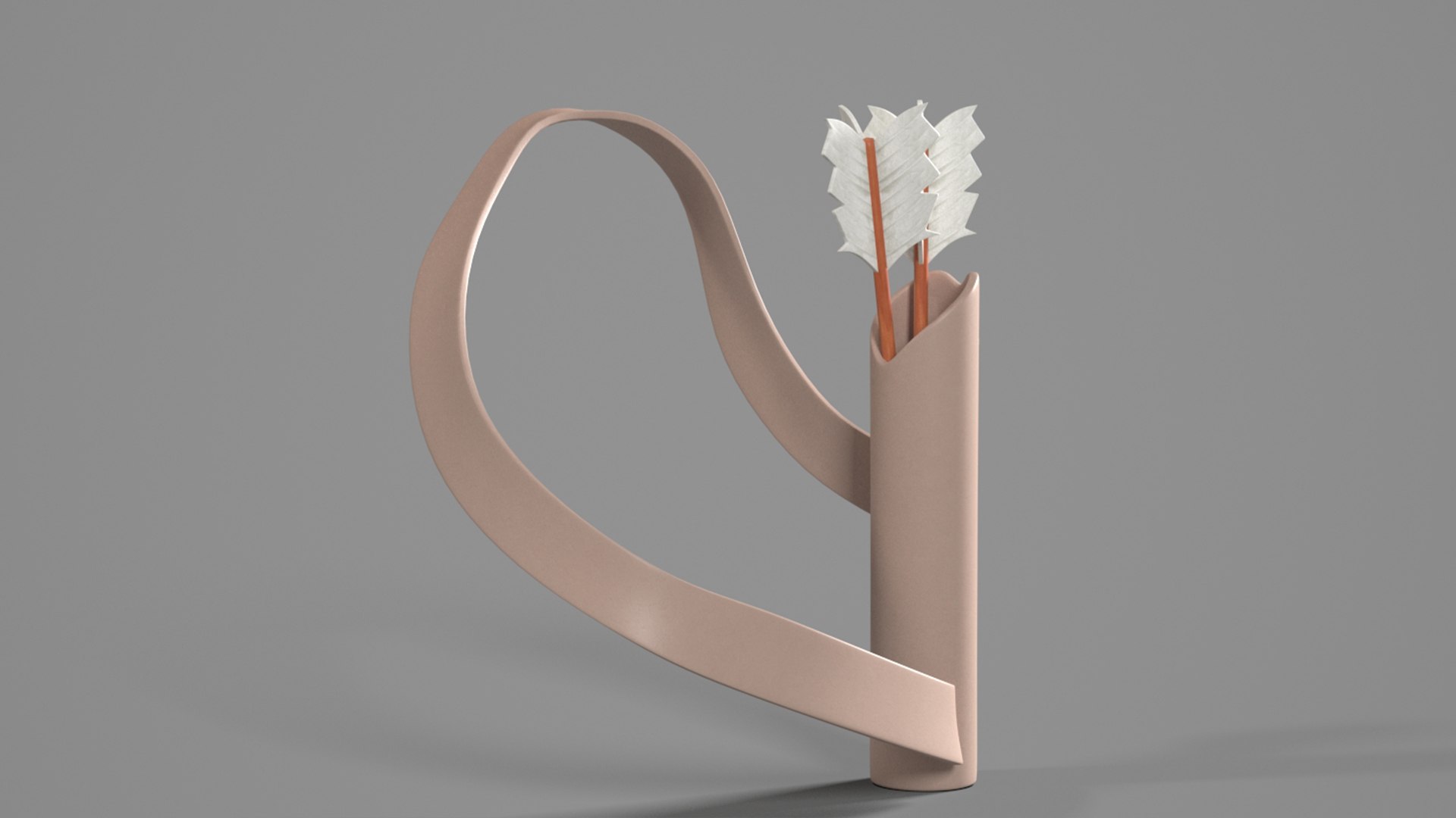 3D Cupidon Love Bow And Arrows Model - TurboSquid 2095397