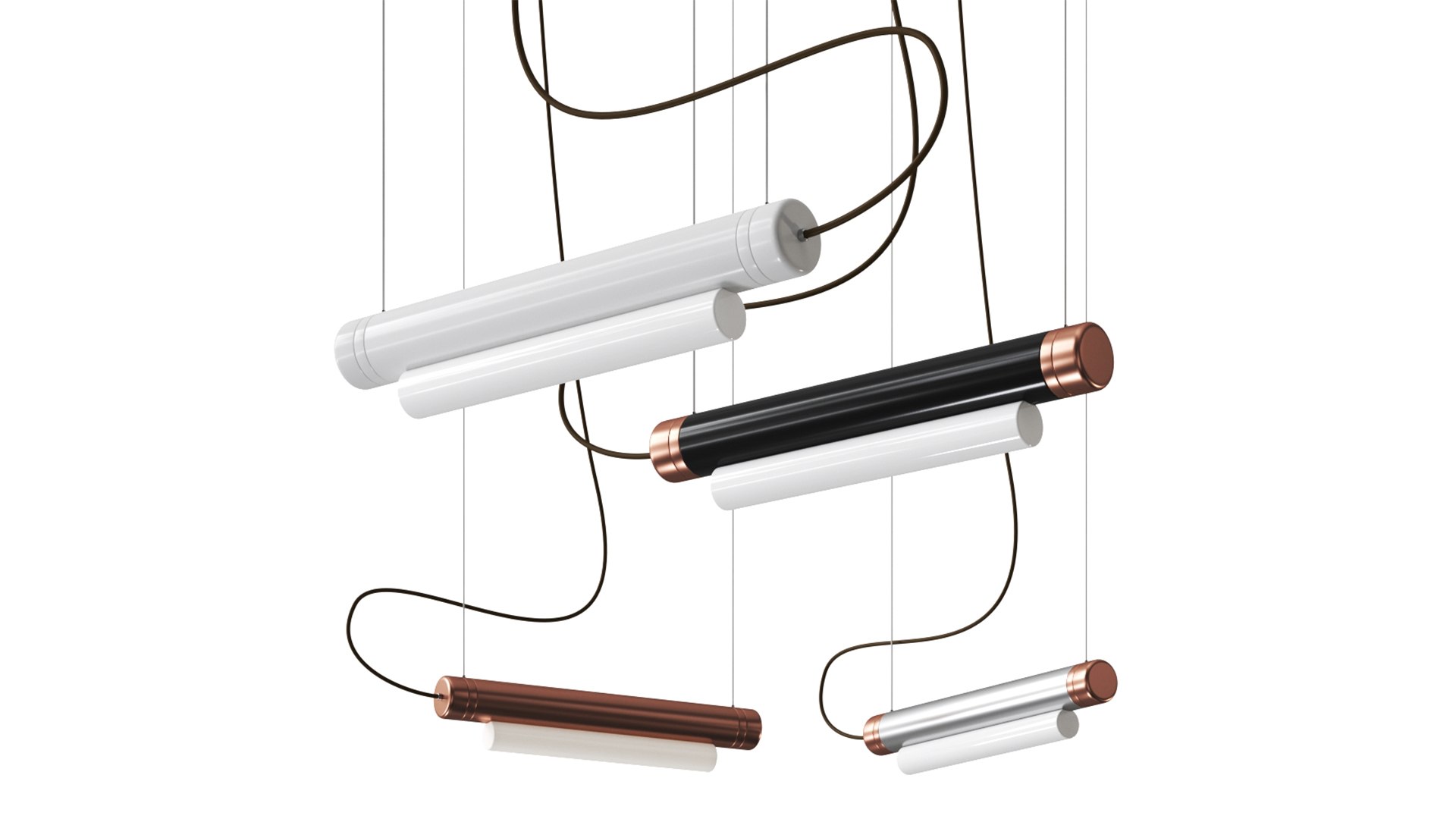 3D Pipeline 40 by Andlight Pendant Lamp - TurboSquid 1880500