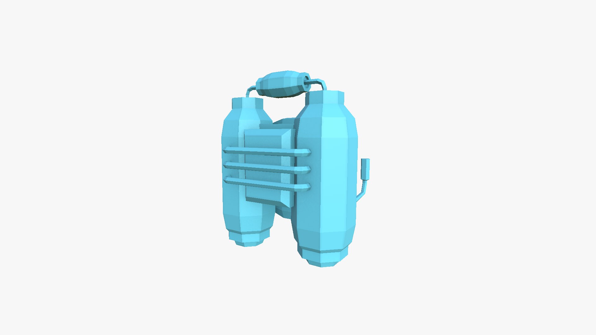 3D Jetpack Low Poly D01 - SciFi Character Design Model - TurboSquid 2255365