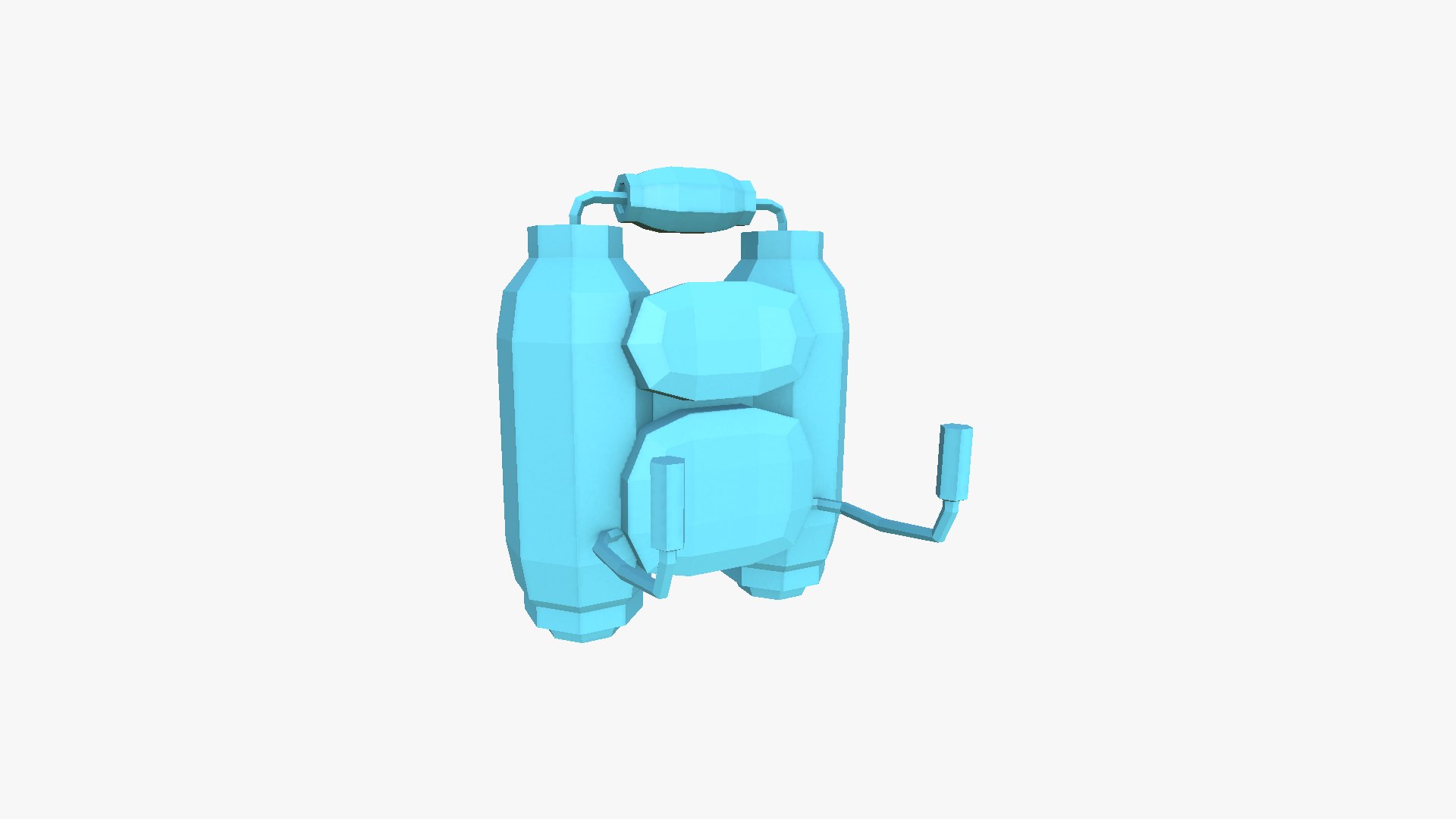 3D Jetpack Low Poly D01 - SciFi Character Design Model - TurboSquid 2255365