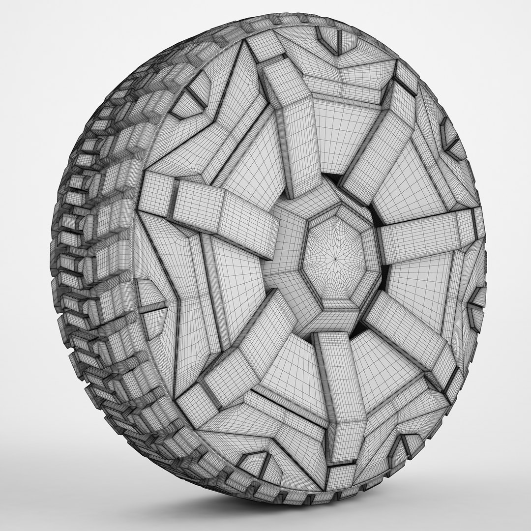 3D Model Tesla Cybertruck Wheel - TurboSquid 1486629