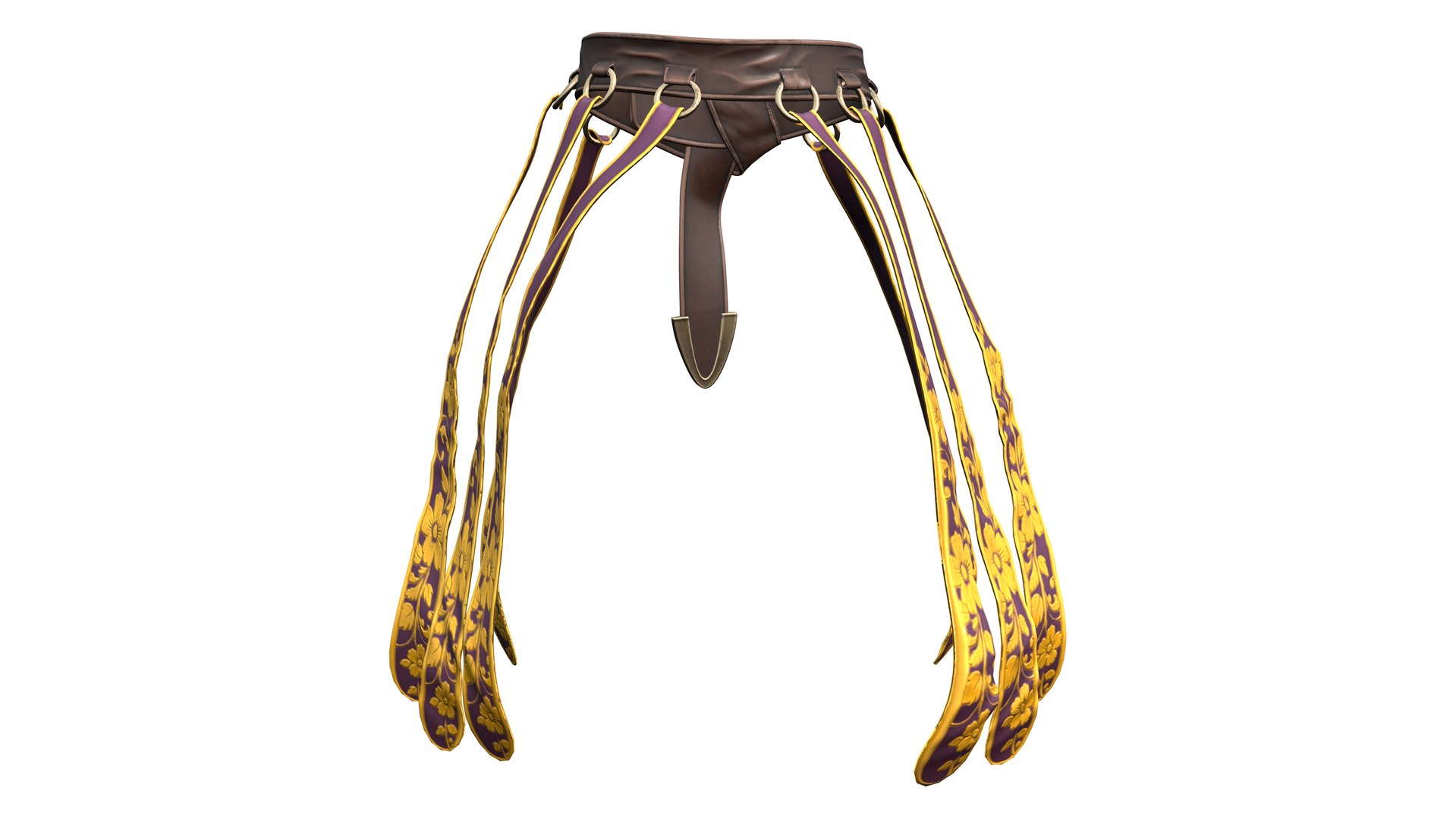 Medieval Fantasy Decorated Belt 3D Model - TurboSquid 1986173
