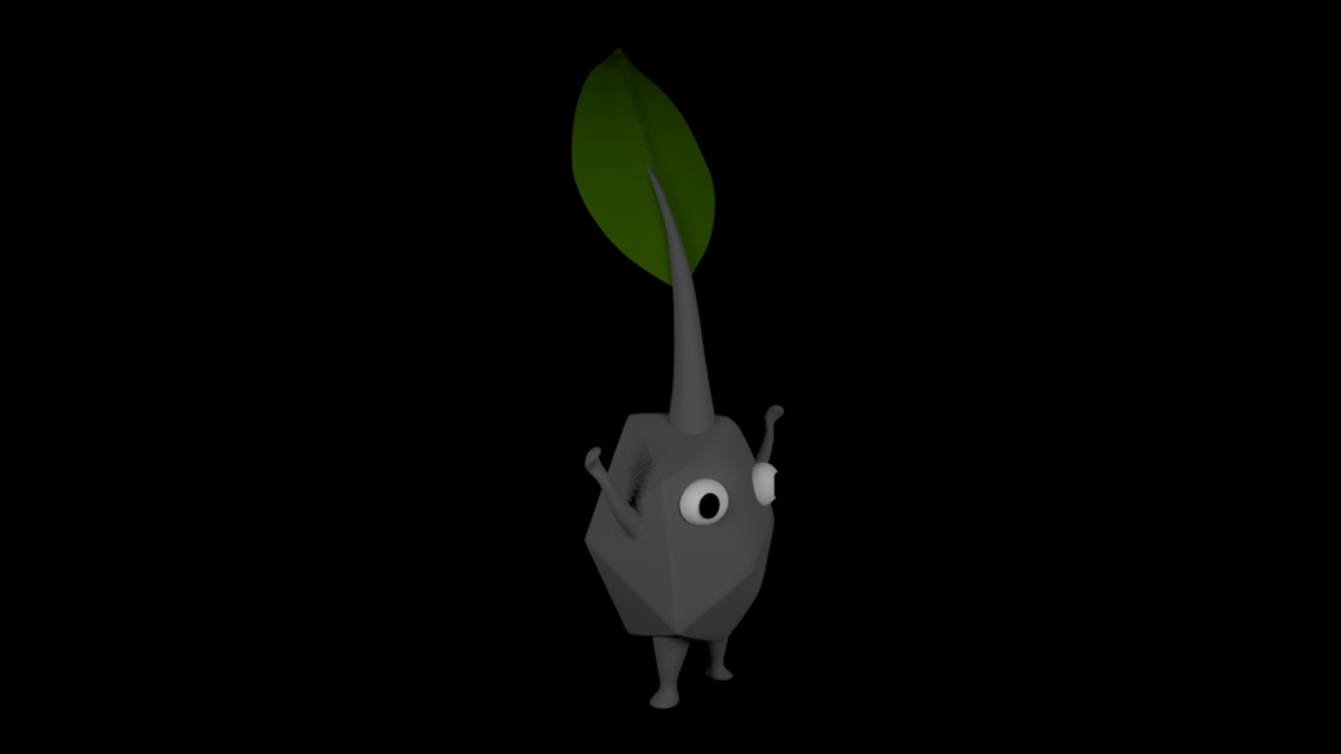 3D Model Rock Leaf Pikmin - TurboSquid 1653694