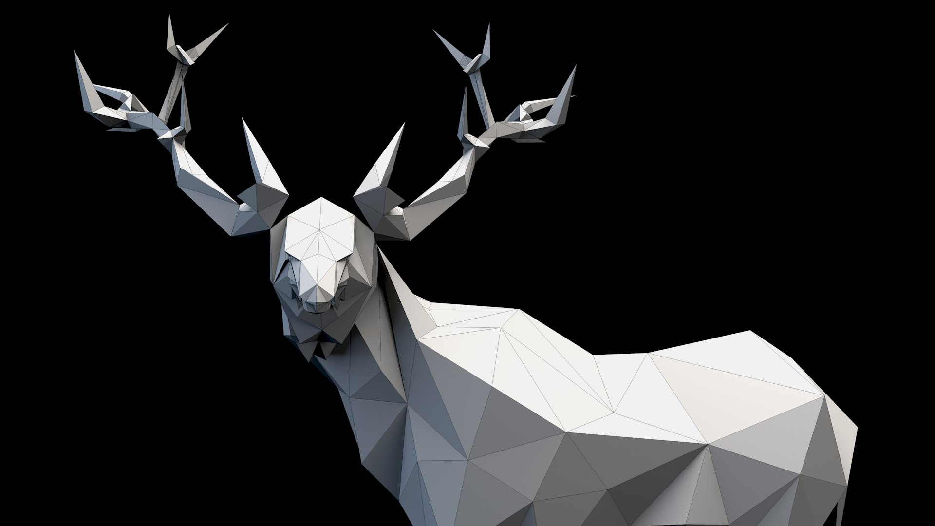 Elk Low-poly Model - TurboSquid 2041540