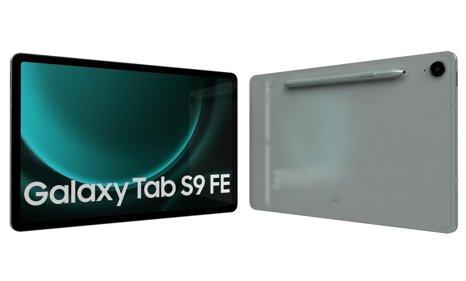 3D Samsung Galaxy Tab S9 FE Green - TurboSquid 2145119