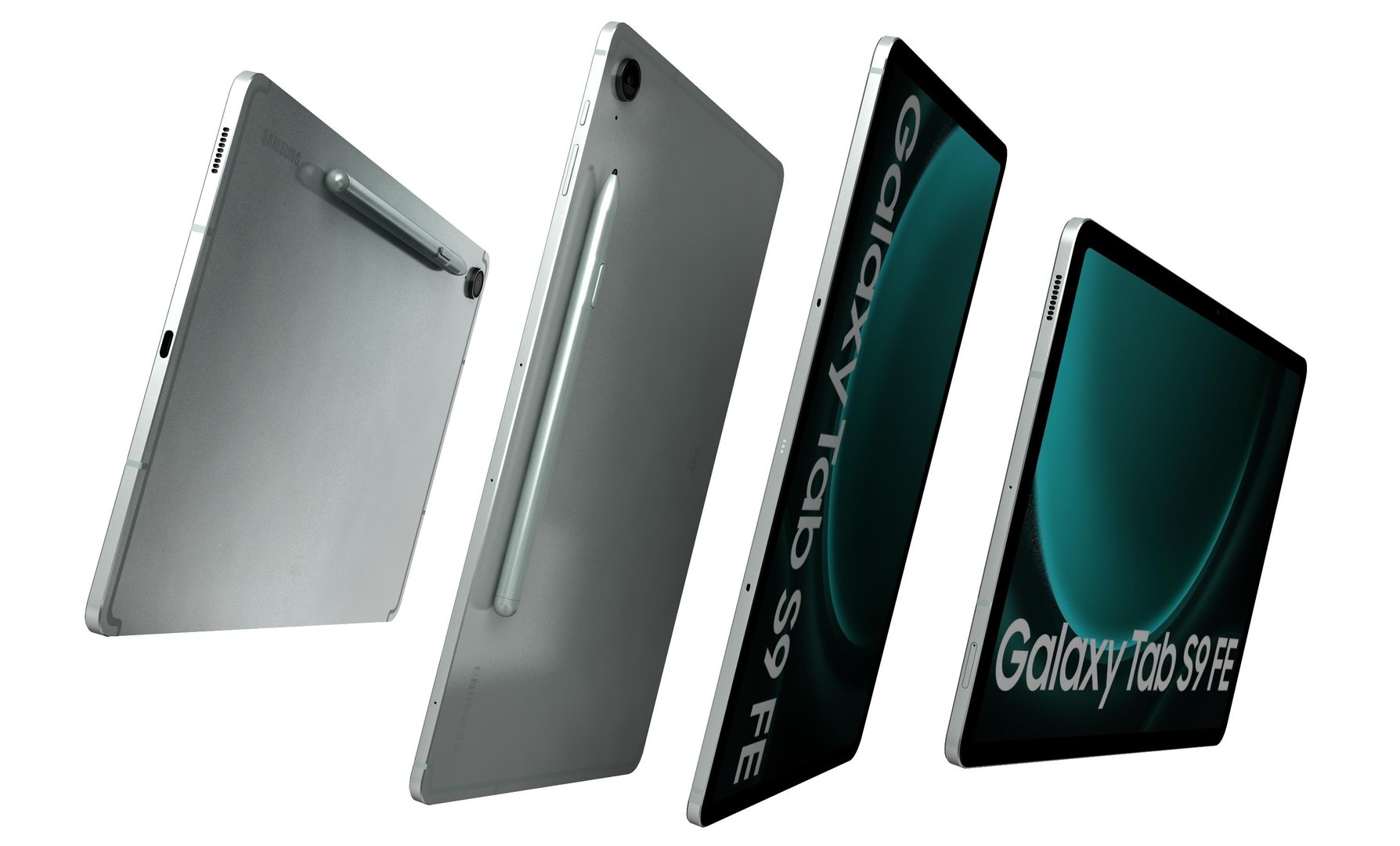 3D Samsung Galaxy Tab S9 FE Green - TurboSquid 2145119