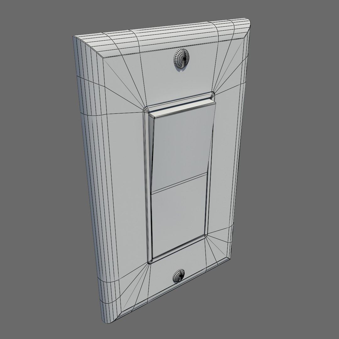 3d Light Switch Model