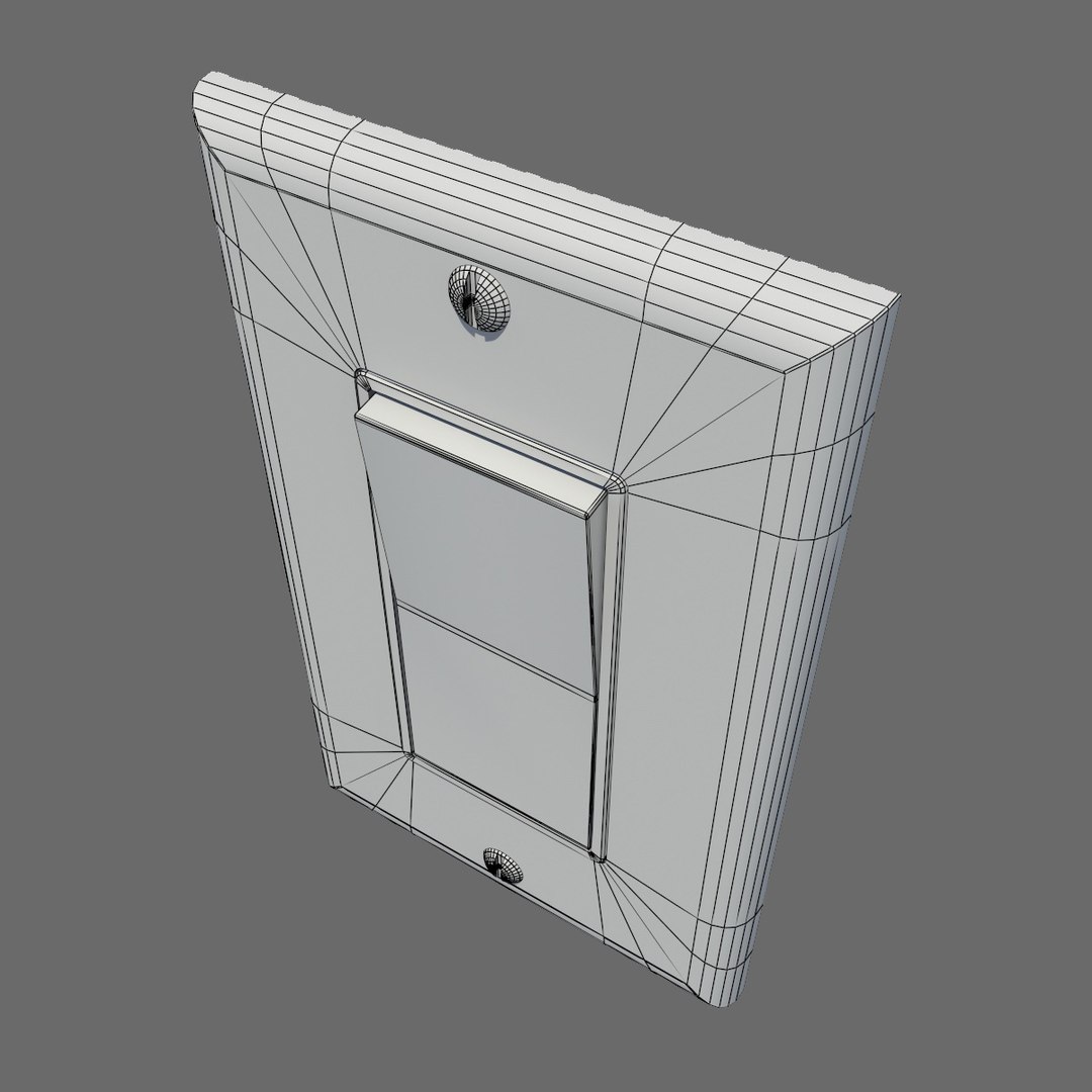 3d Light Switch Model