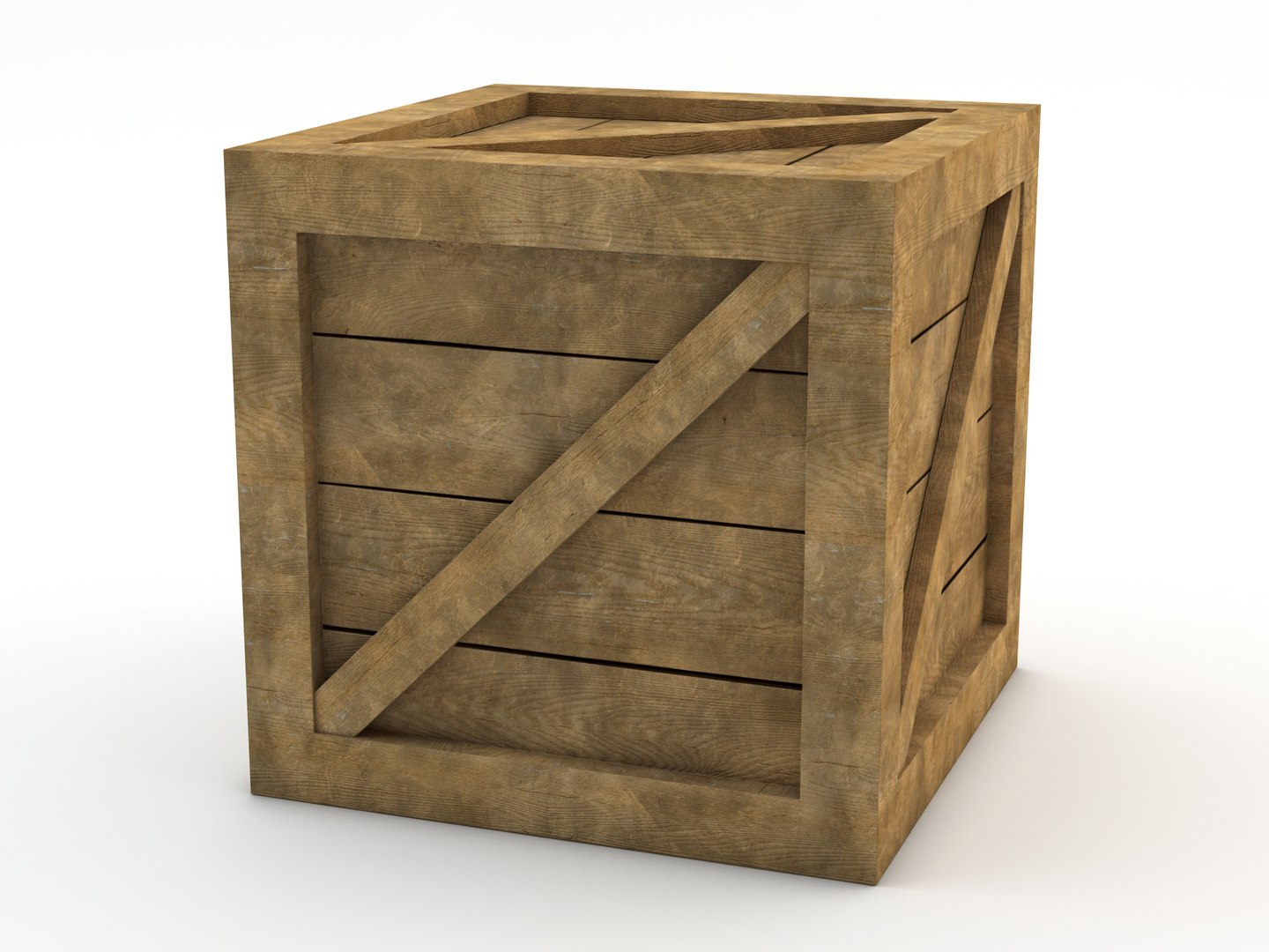 crate industrial 3d max