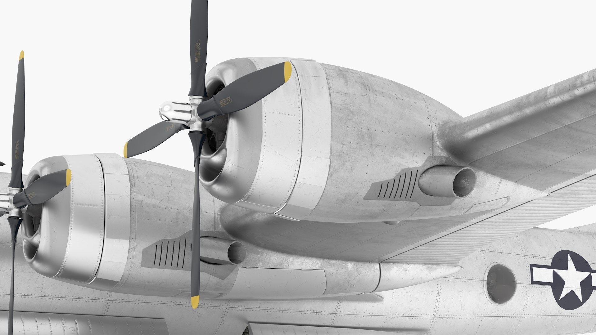 3D Boeing B-29 Enola Gay Flying Model - TurboSquid 2379524