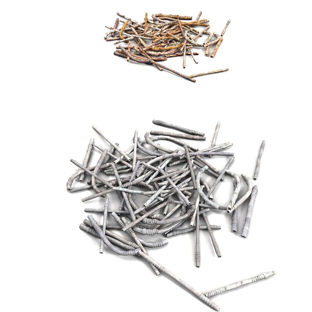 3d Model Of Debris Metal Rod