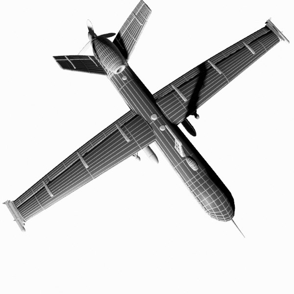 drone fighter 3d model