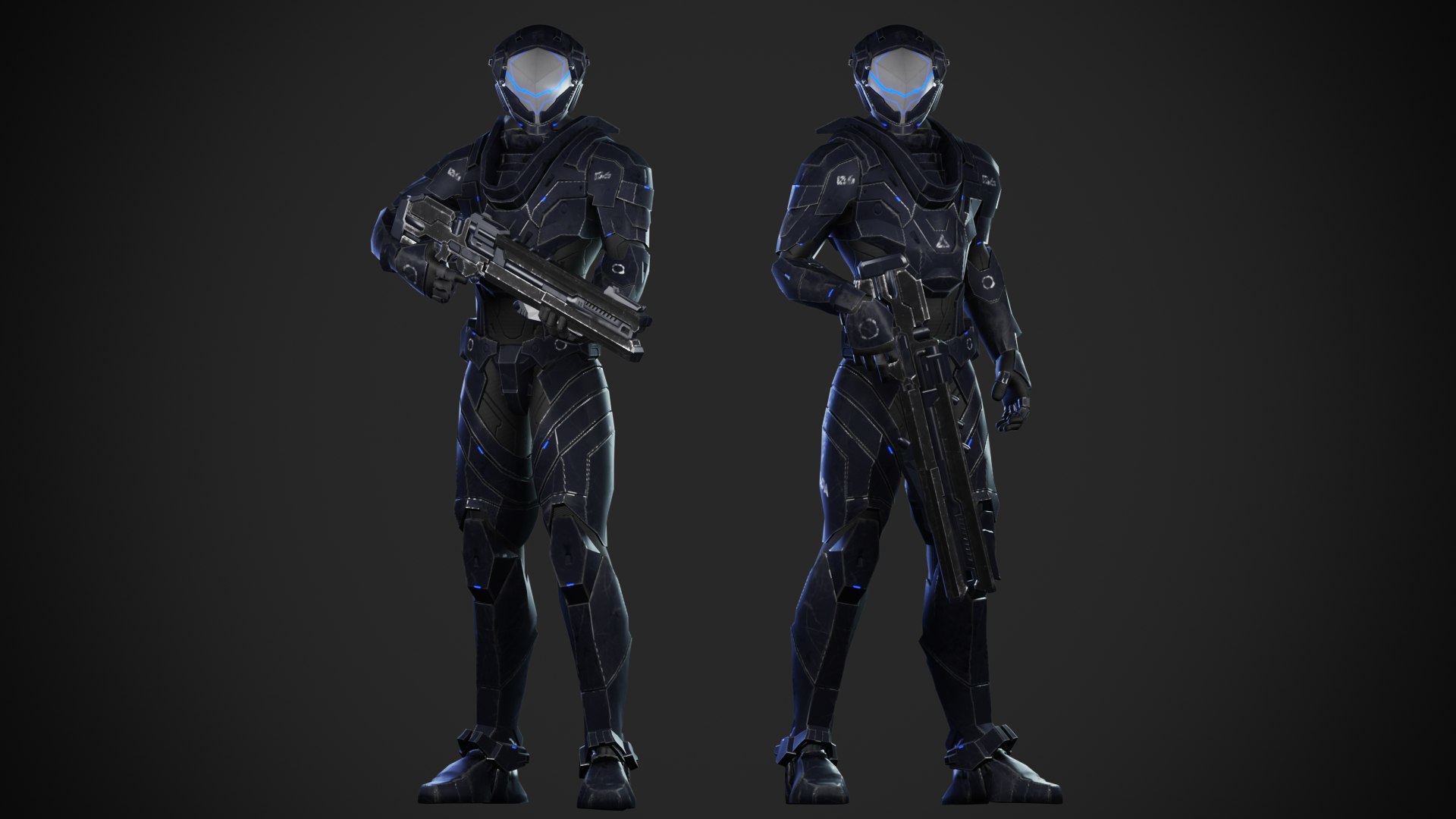 Robot Soldier Character Low-Poly 3D - TurboSquid 1762077
