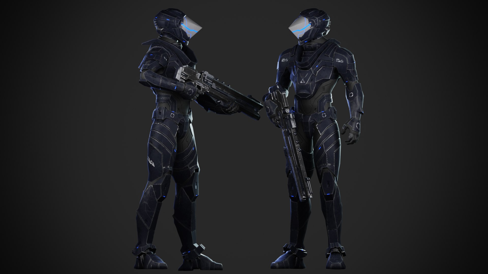 Robot Soldier Character Low-Poly 3D - TurboSquid 1762077